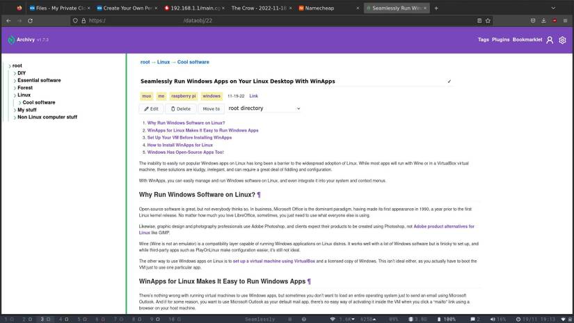 Create Your Own Personal Archive on Raspberry Pi With Archivy