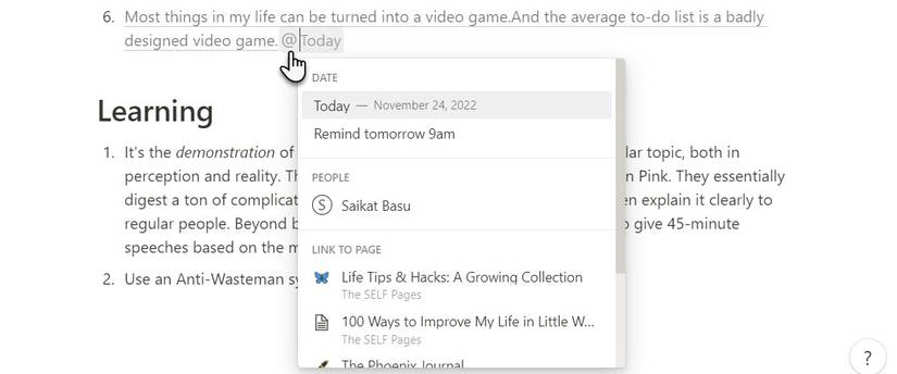 How to Link Two Pages (Or More) in Notion