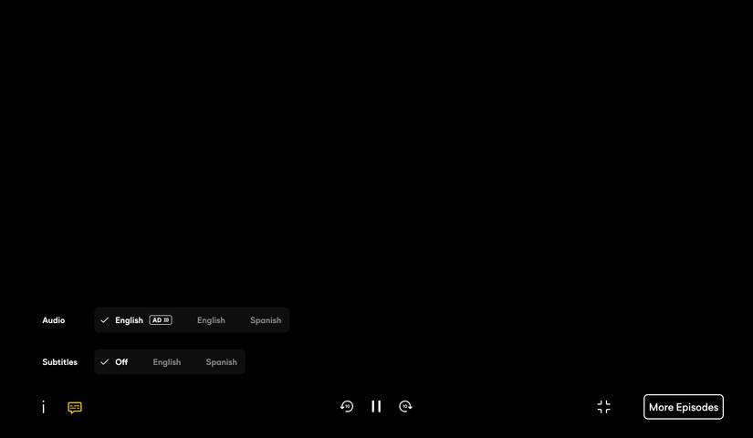 How to Enable or Disable Audio Descriptions on Peacock