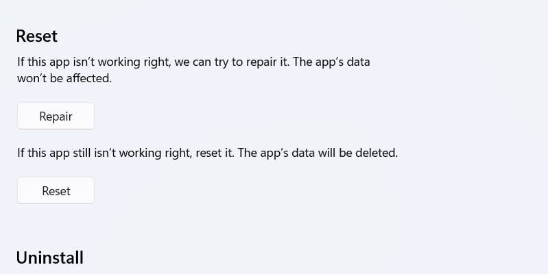 How to Reset an App on Windows 10 and 11