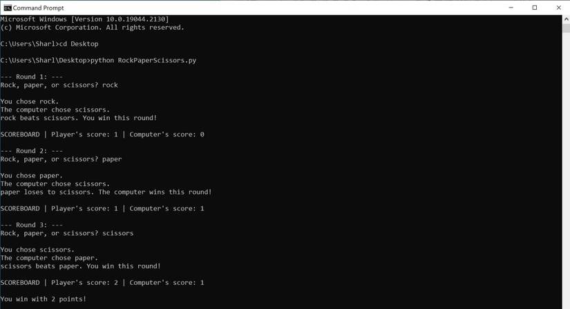 How to Create a Rock, Paper, Scissors Game Using Python
