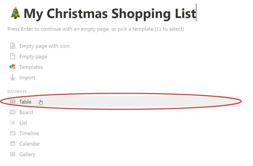 3 Ways to Create a Christmas Gift List in Notion