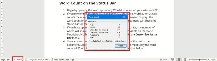 How to Do a Word Count in Microsoft Word