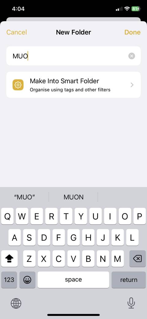 How to Organize Notes on Your iPhone Using Folders
