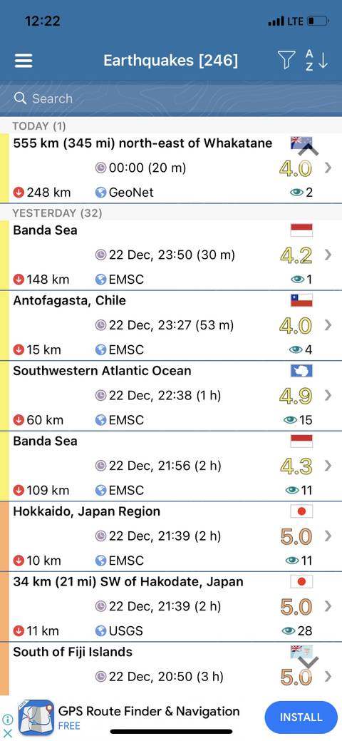 The 7 Best Apps for Earthquake Alerts and Tracking on iPhone
