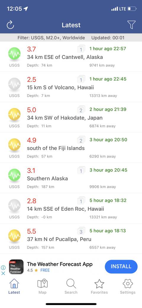 The 7 Best Apps for Earthquake Alerts and Tracking on iPhone