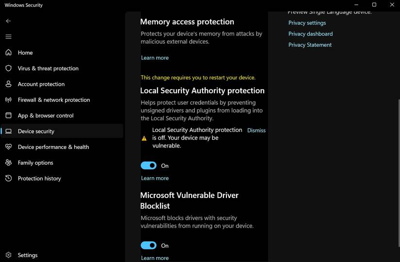 How to Enable Local Security Authority (LSA) Protection in Windows 11