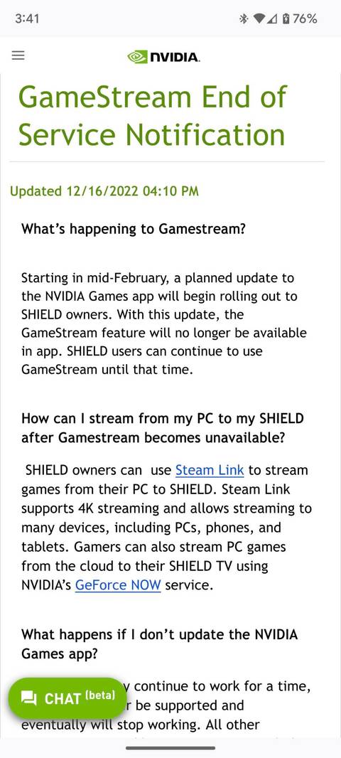 What’s Happening With NVIDIA GameStream?