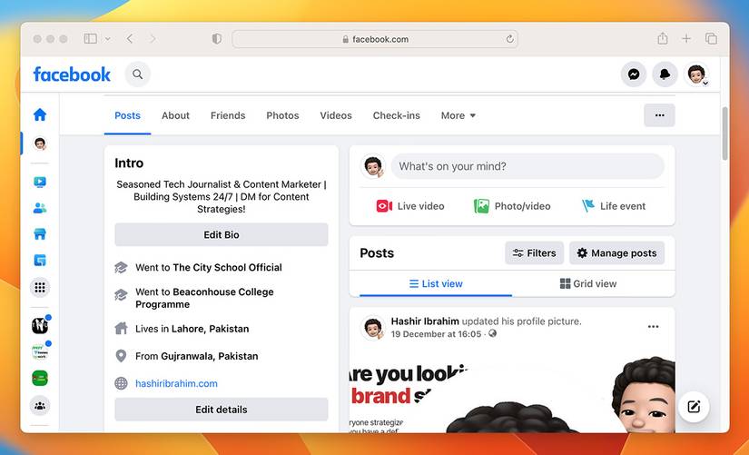 How to Build a Professional Facebook Profile You Can Be Proud Of
