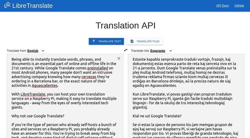 Run Your Own Raspberry Pi Based Translation Service With LibreTranslate