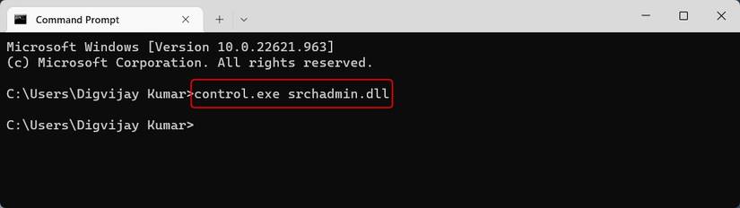 How to Open the Indexing Options in Windows