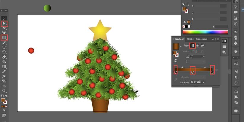 How to Make a Christmas Tree in Adobe Illustrator