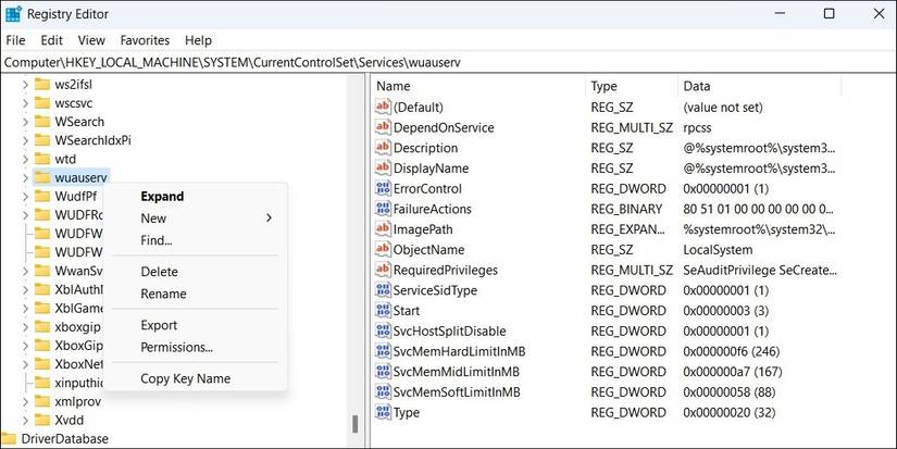 How to Restore a Missing Windows Update Service on Windows