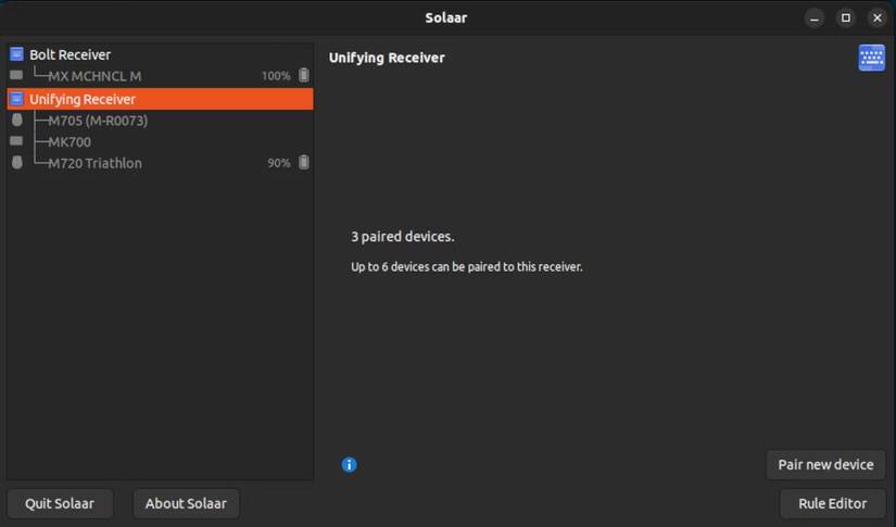 How to Manage Logitech Unifying Receiver and Devices on Linux