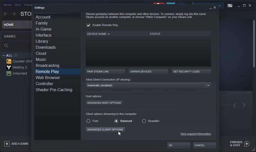 How to Fix the Steam Remote Play Feature Not Working on Windows