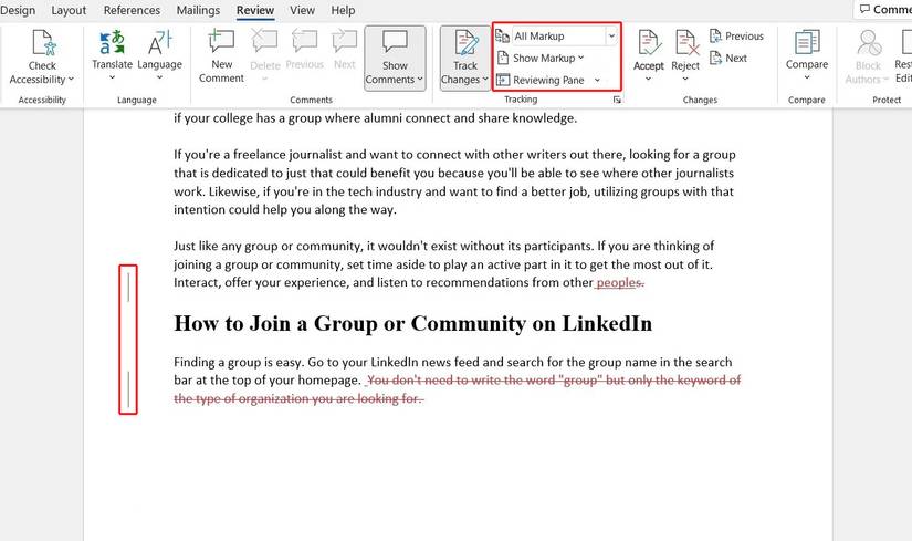 How to Use the Track Changes Tool in Microsoft Word