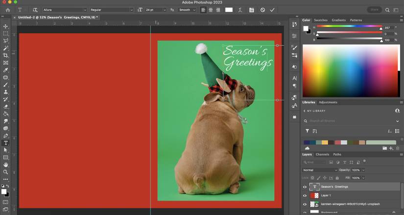 How to Make Your Own Christmas Card in Photoshop