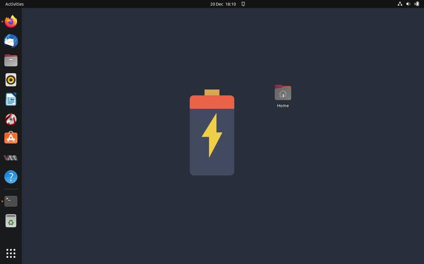 How to Show Your Battery Percentage as a Wallpaper on Linux