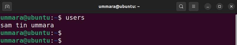 How to List Current Logged-In Users on Linux