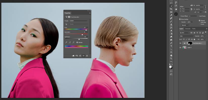 How to Exact-Match the Colors of Two Objects in Photoshop