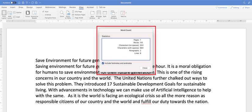 How to Do a Word Count in Microsoft Word