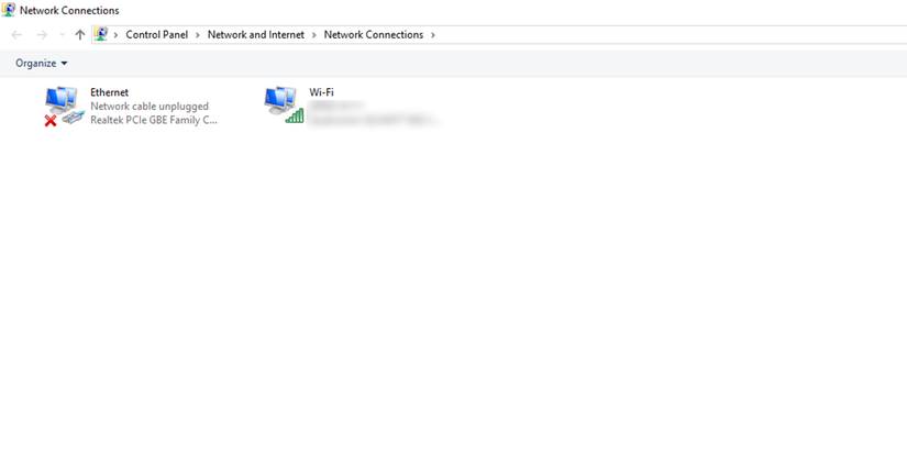 How to Create a Network Connections Shortcut in Windows 10
