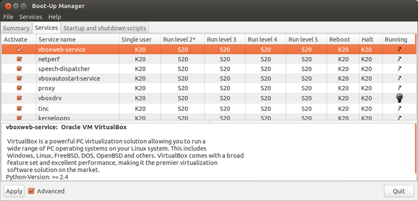 virtualbox web service