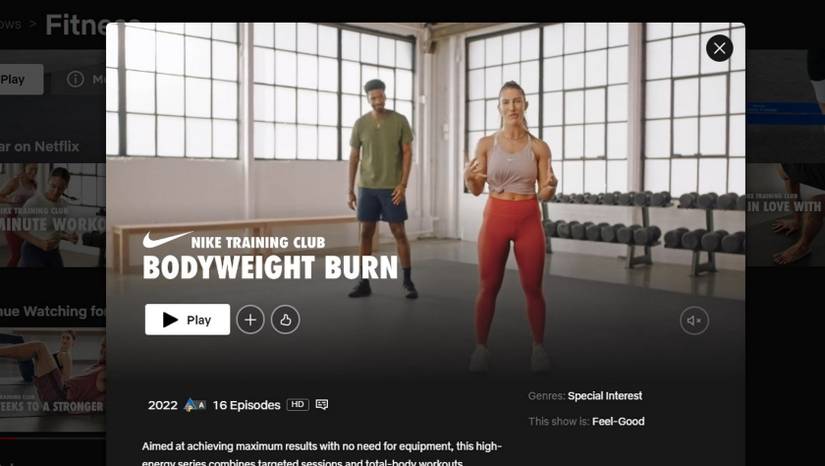The Best At-Home Workouts From Netflix Fitness and Nike Training Club