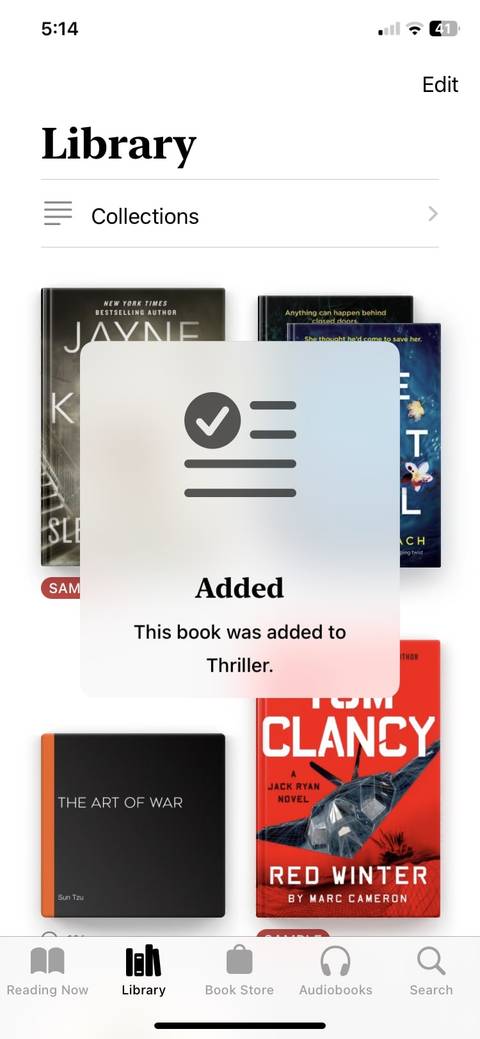 How to Organize Your Books in Apple Books