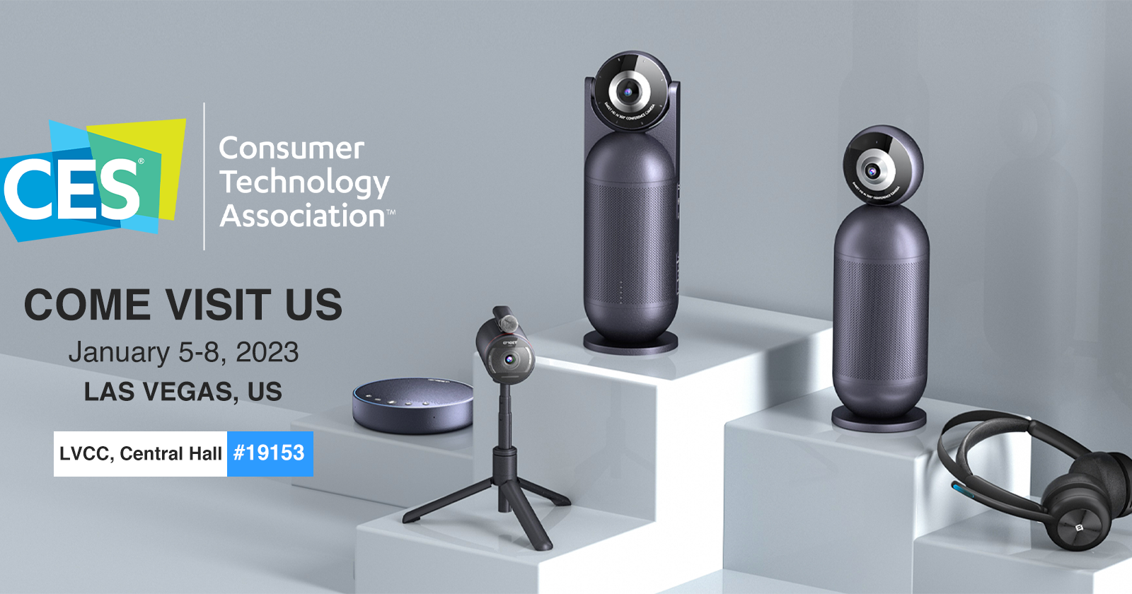 CES 2023: EMEET Launches 360 Conference Camera & 2 Brand New Products