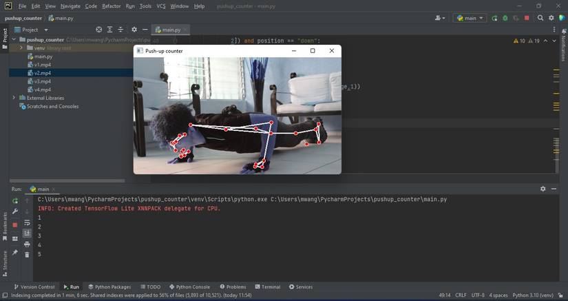 Count Push-Ups Using Python and Your Computer’s Camera