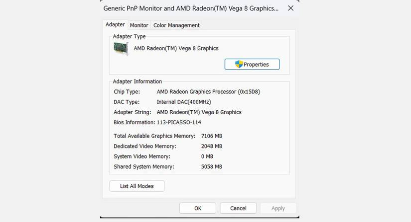 3 Quick Ways to Check Your Graphics Card Model on Windows 11