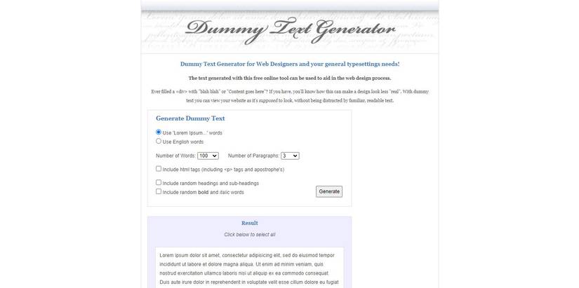 The 10 Best Dummy Text Generators Online