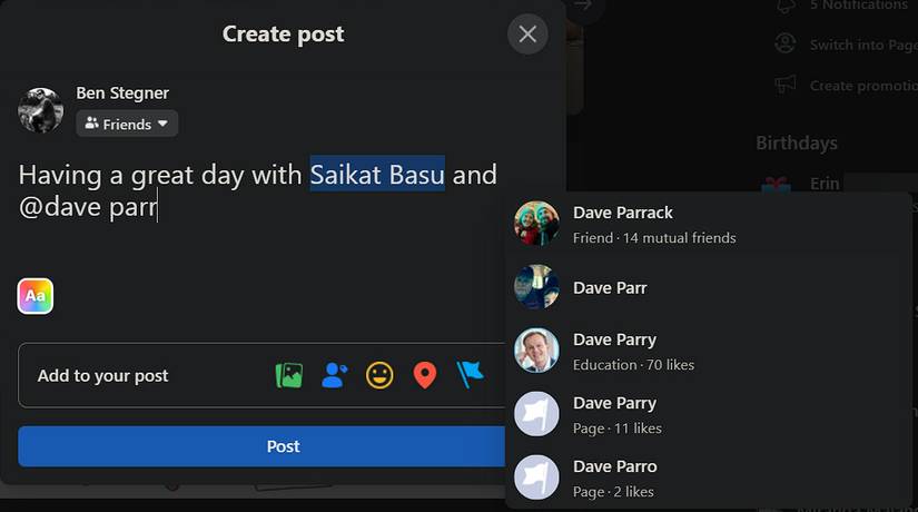 How to Tag Someone on Facebook: 3 Different Ways