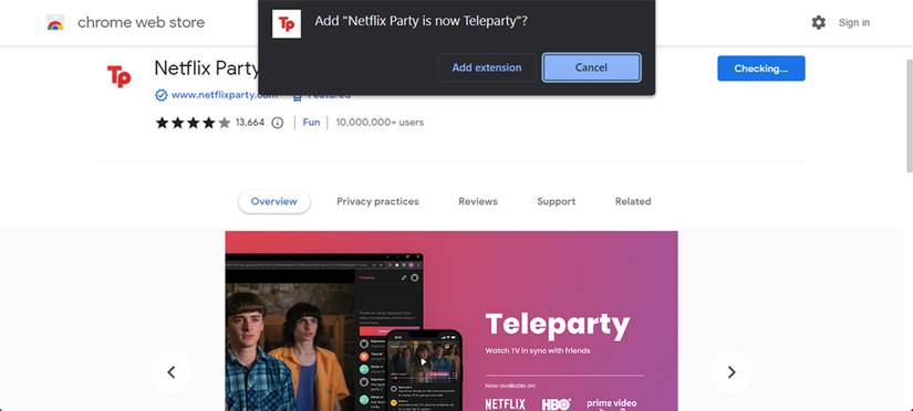 How to Join a Netflix Watch Party Using Teleparty