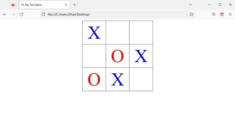 Create a Two-Player Tic-Tac-Toe Game Using JavaScript, HTML, and CSS