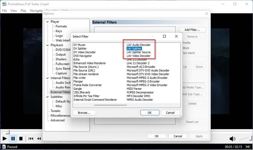 How to Use LAV Filters on Windows, and What They Do