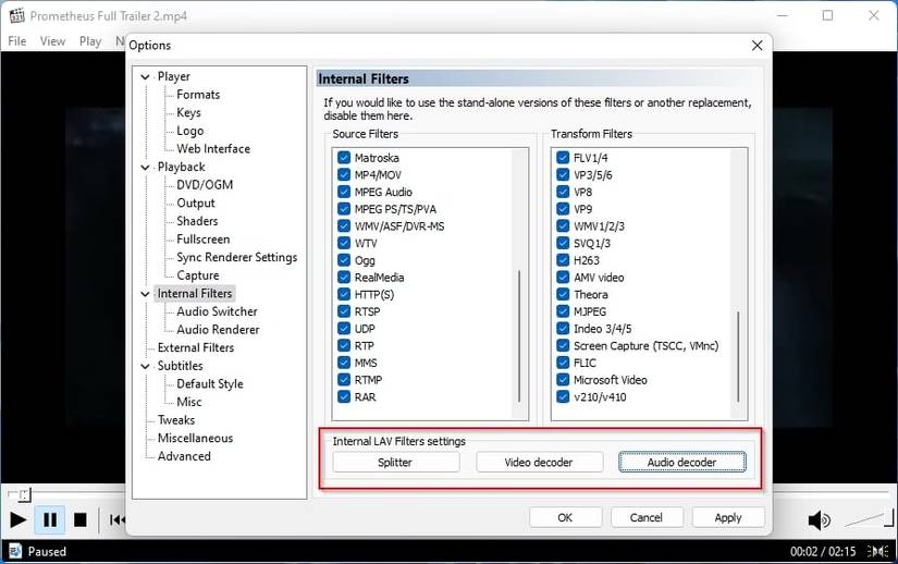 How to Use LAV Filters on Windows, and What They Do