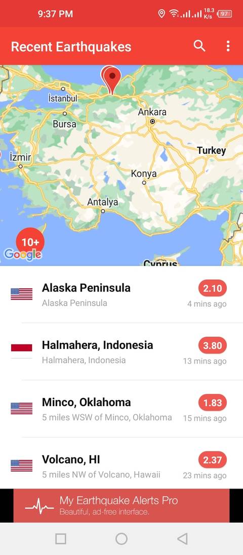 The 7 Best Apps for Earthquake Alerts and Tracking on Android