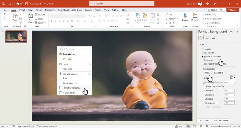 How to Fit Large Pictures in PowerPoint
