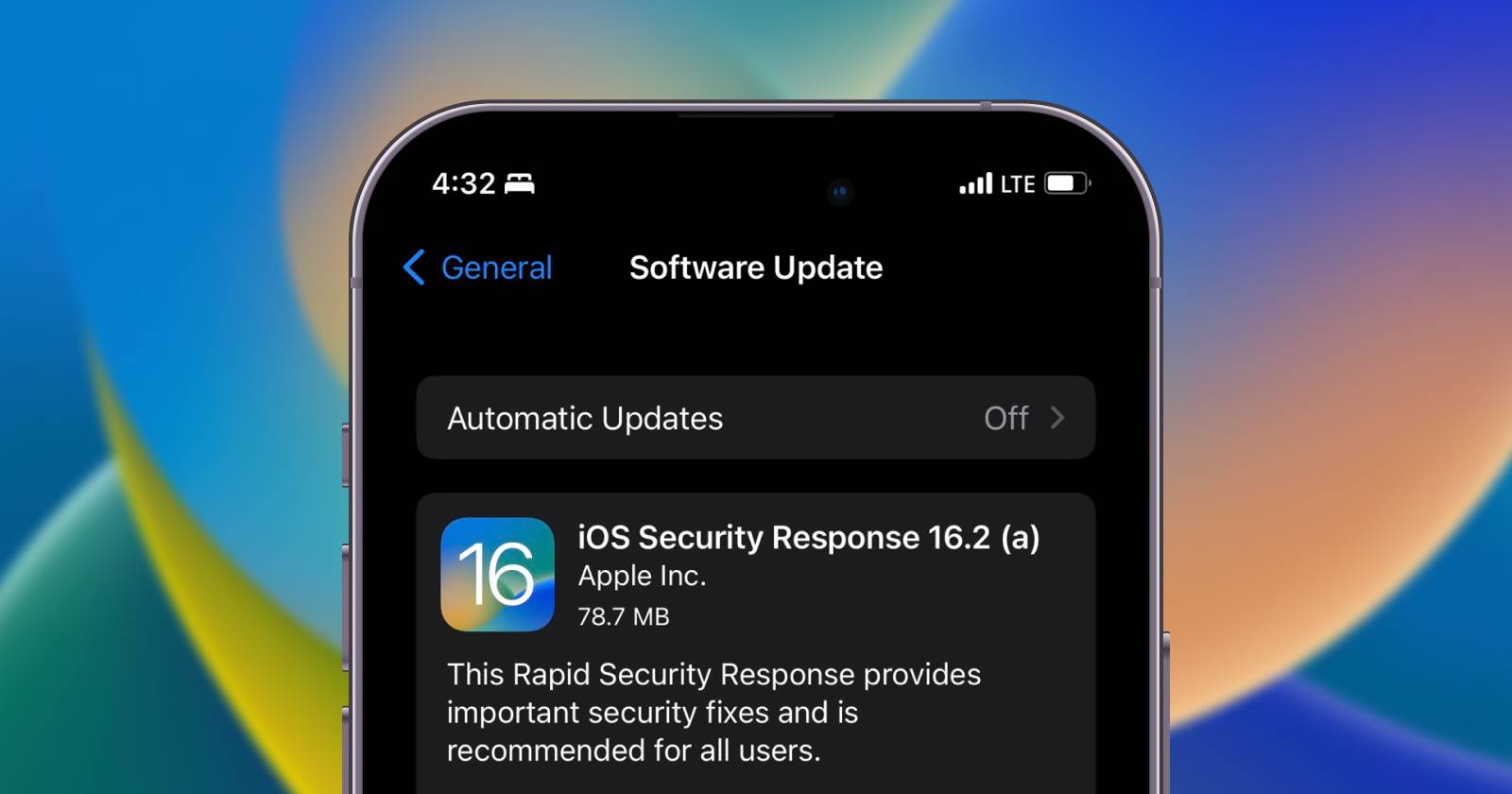 How to Check if You've Installed Apple's Rapid Security Response Update