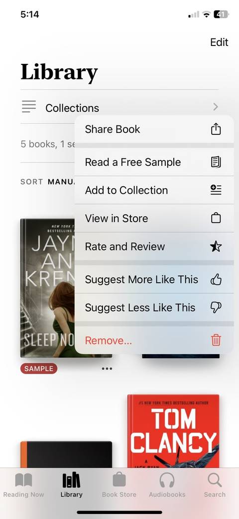 How to Organize Your Books in Apple Books