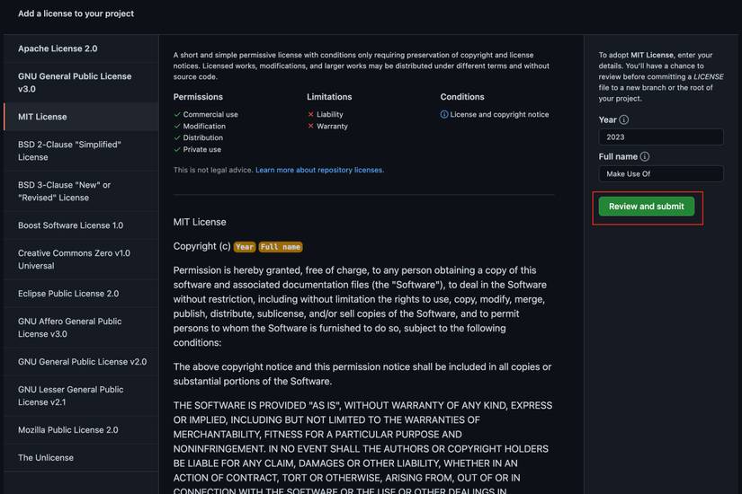 How to Add an Open-Source Licence to Your Projects on GitHub