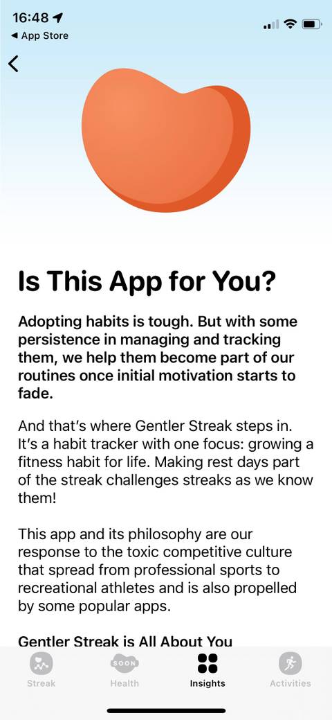 How the Gentler Streak iOS App Helps Improve Fitness Without Overtraining
