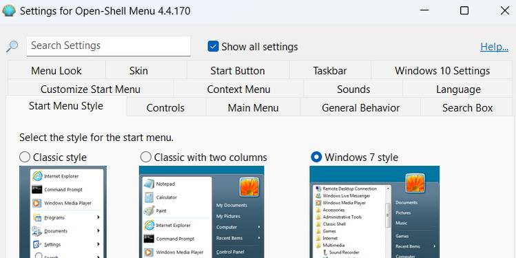 How to Use Open-Shell in Windows 11