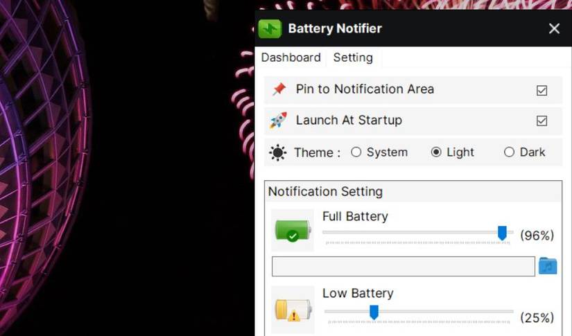 How to Add a Full Battery Charge Notification to Windows 10 & 11