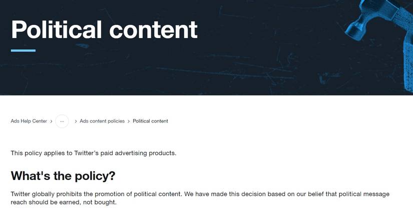 Political Ads Are Returning to Your Twitter Feed
