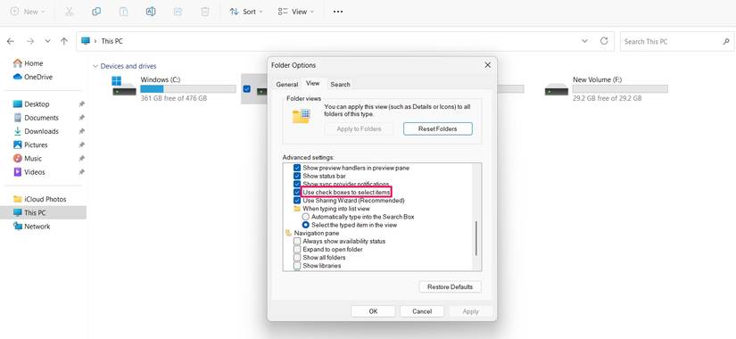 How to Enable Checkboxes to Select Files in Windows 11