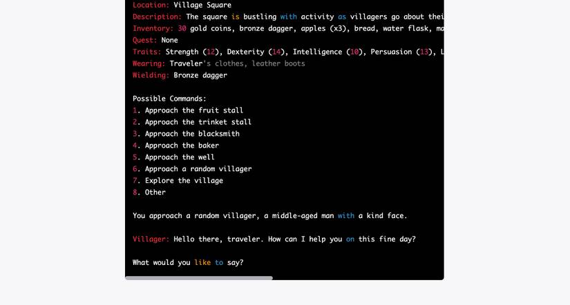 How to Use ChatGPT as a Detailed and Interactive Text-Based RPG