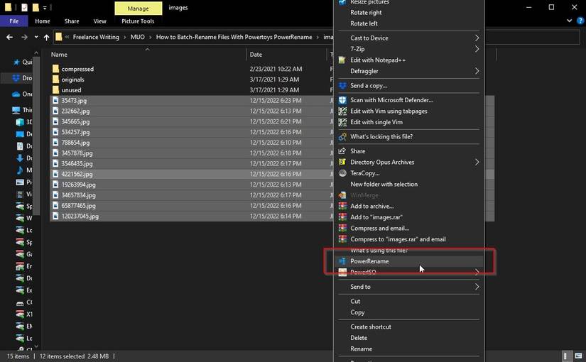 How to Batch-Rename Files With Powertoys PowerRename